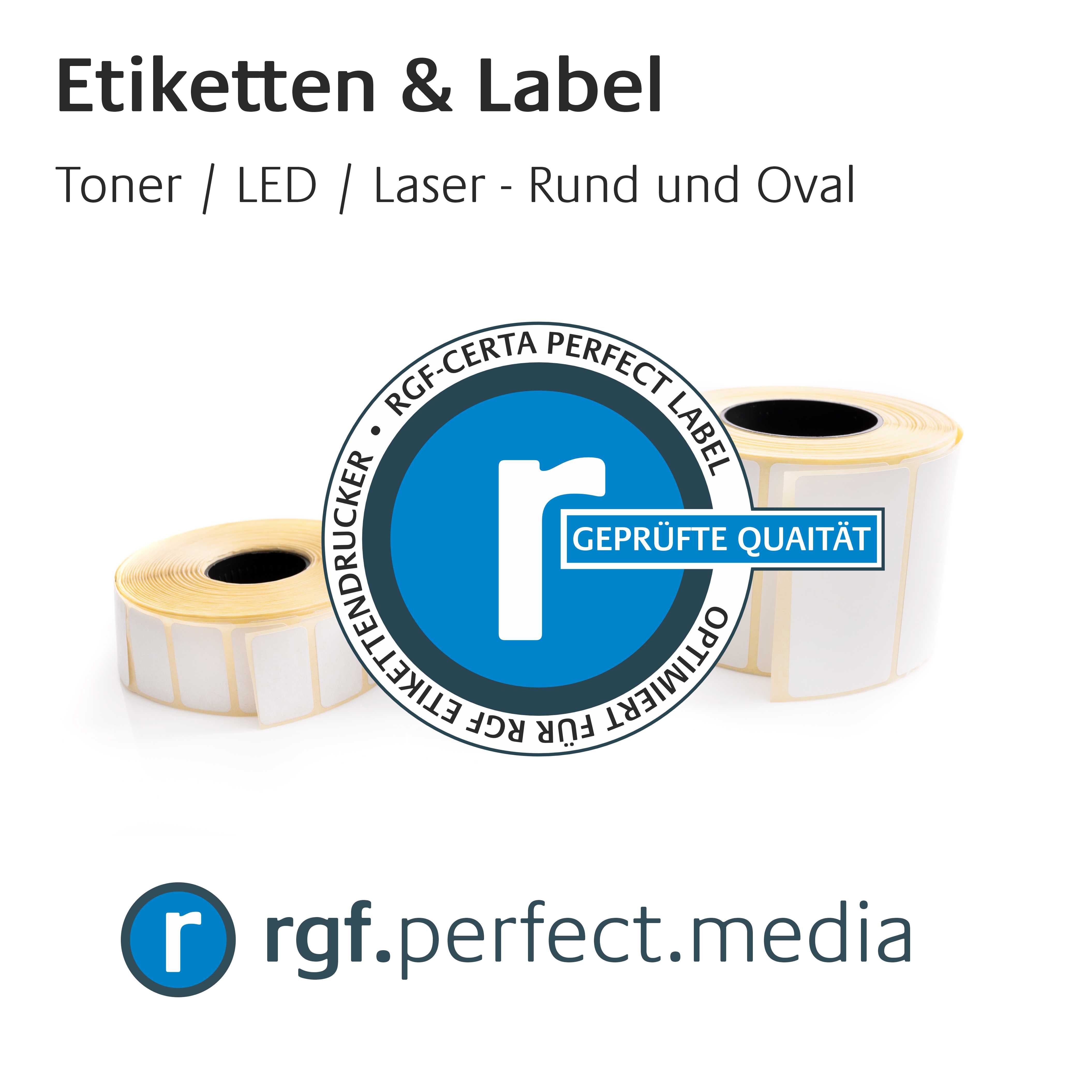 Etiketten & Label - Toner / LED / Laser - Rund & Oval – RGF Shop